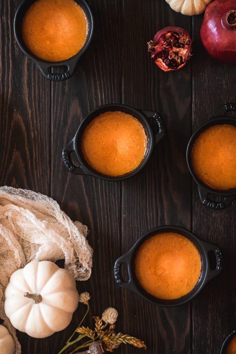 Pumpkin Flan Recipe - a Festive Thanksgiving Dessert | Let Petit Eats