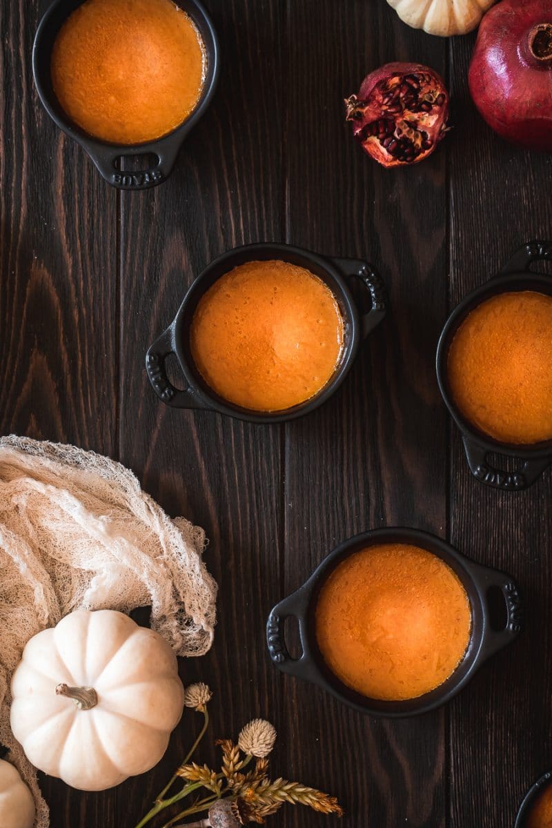 Pumpkin Flan Recipe - a Festive Thanksgiving Dessert | Let Petit Eats
