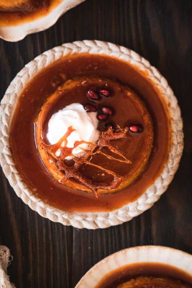 Pumpkin Flan Recipe - a Festive Thanksgiving Dessert | Let Petit Eats