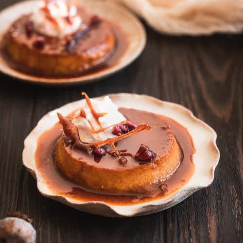 Pumpkin Flan Recipe - a Festive Thanksgiving Dessert | Let Petit Eats