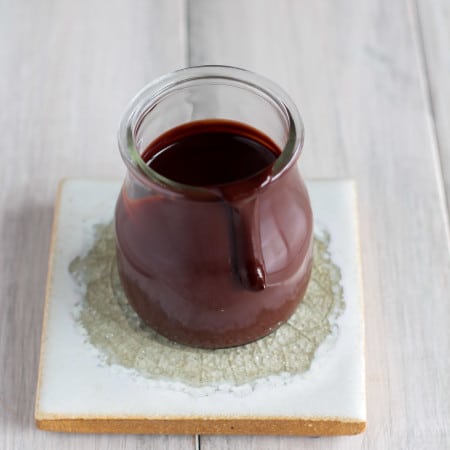 All Natural Chocolate Syrup - Le Petit Eats