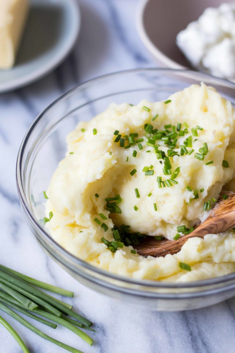 Goat Cheese Whipped Potatoes