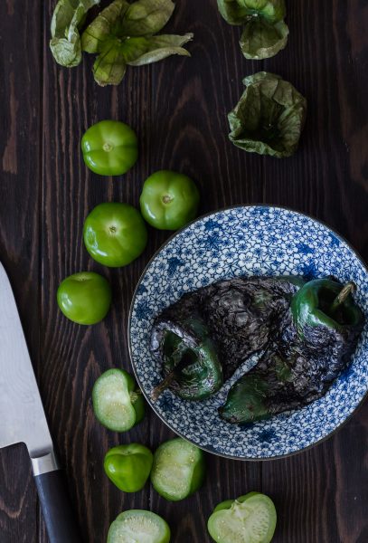 Farro and White Bean Posole Verde - Le Petit Eats